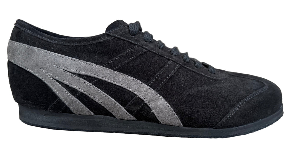 Flexee Sport -Black / Grey Suede Dance Trainer – Dance Wear Europe